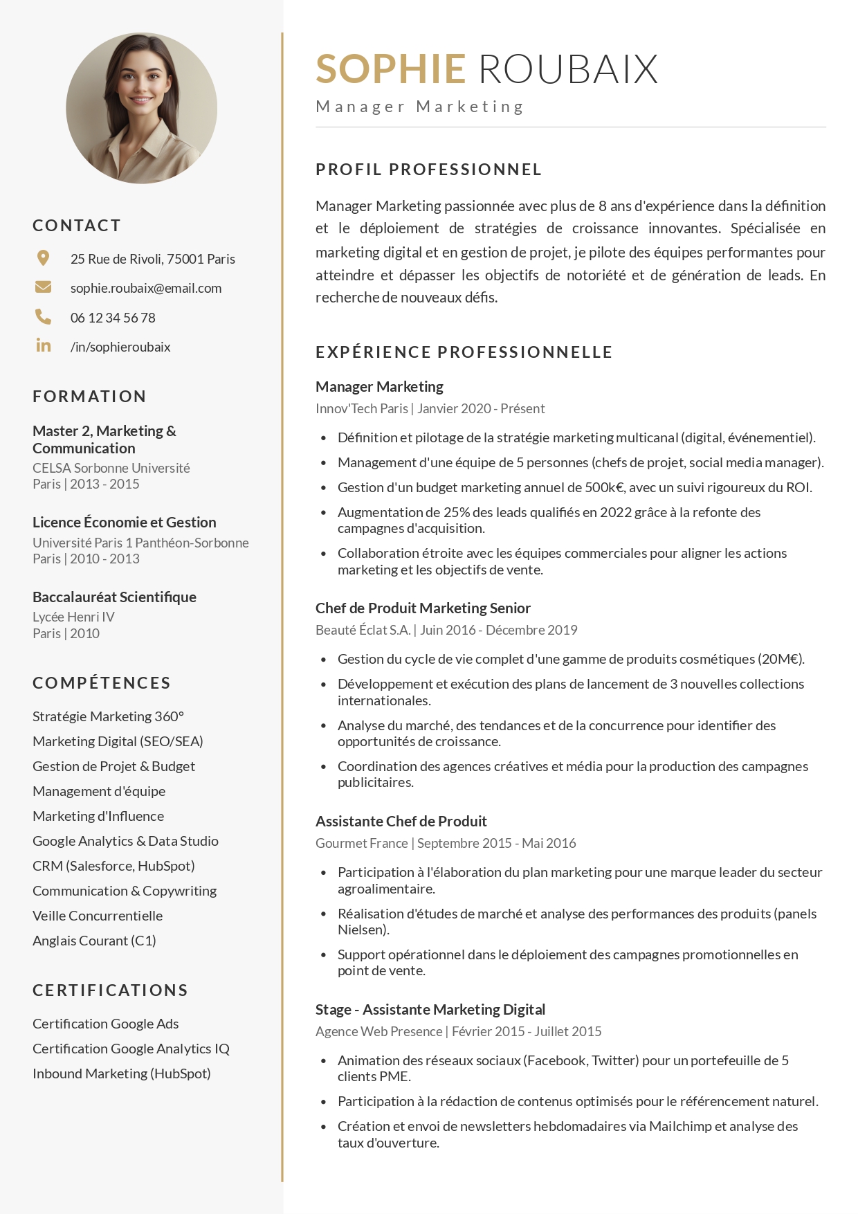 Générateur de CV par IA - CVByAI